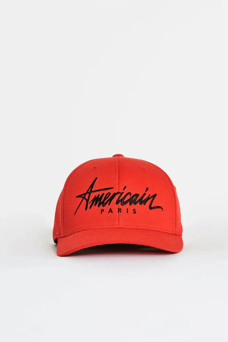 AMERICAN sky high cap - red