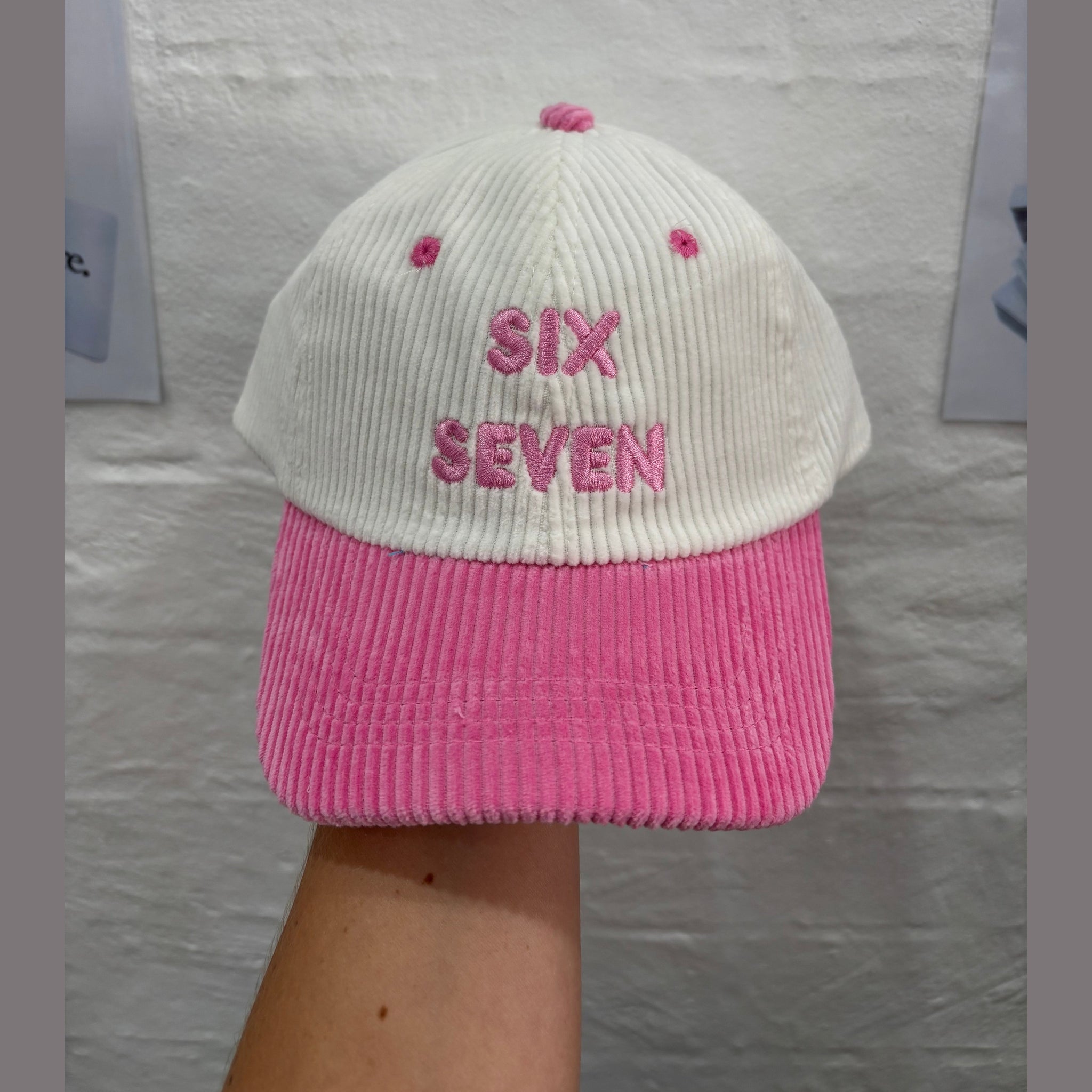 Somewhere Mini – “6 7” Cord Cap Pink– Kids
