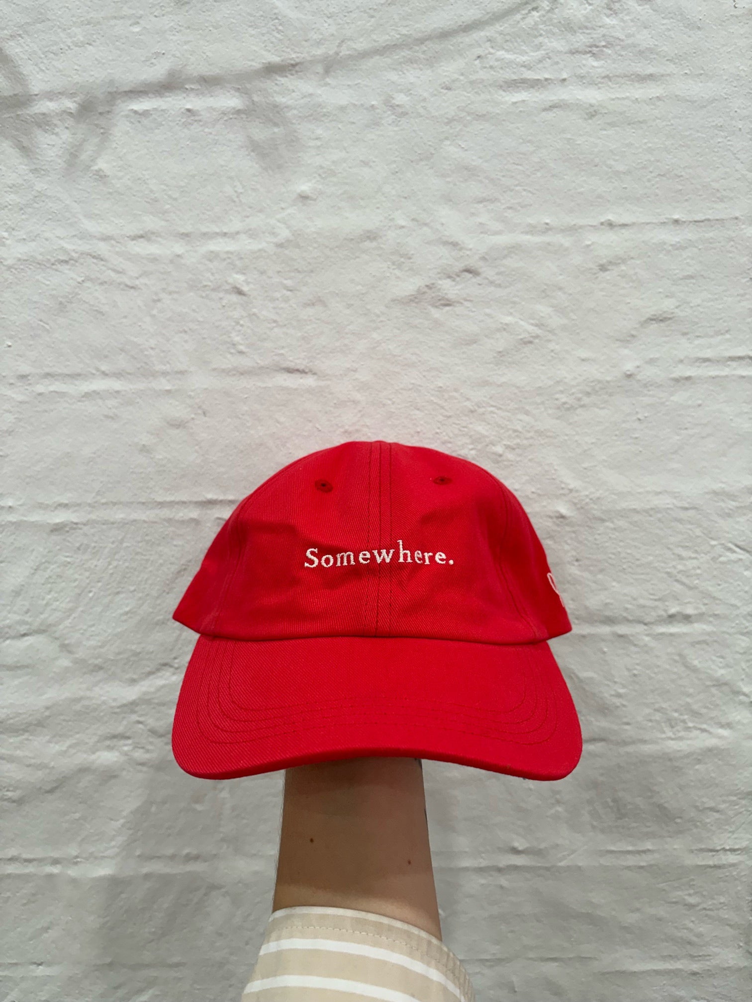 SOMEWHERE dad cap - Ruby