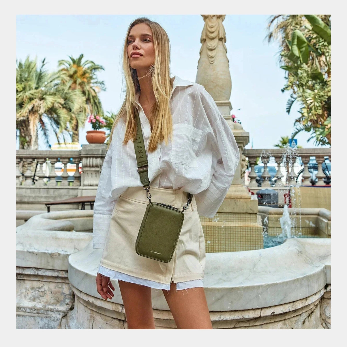STATUS ANXIETY good life - khaki