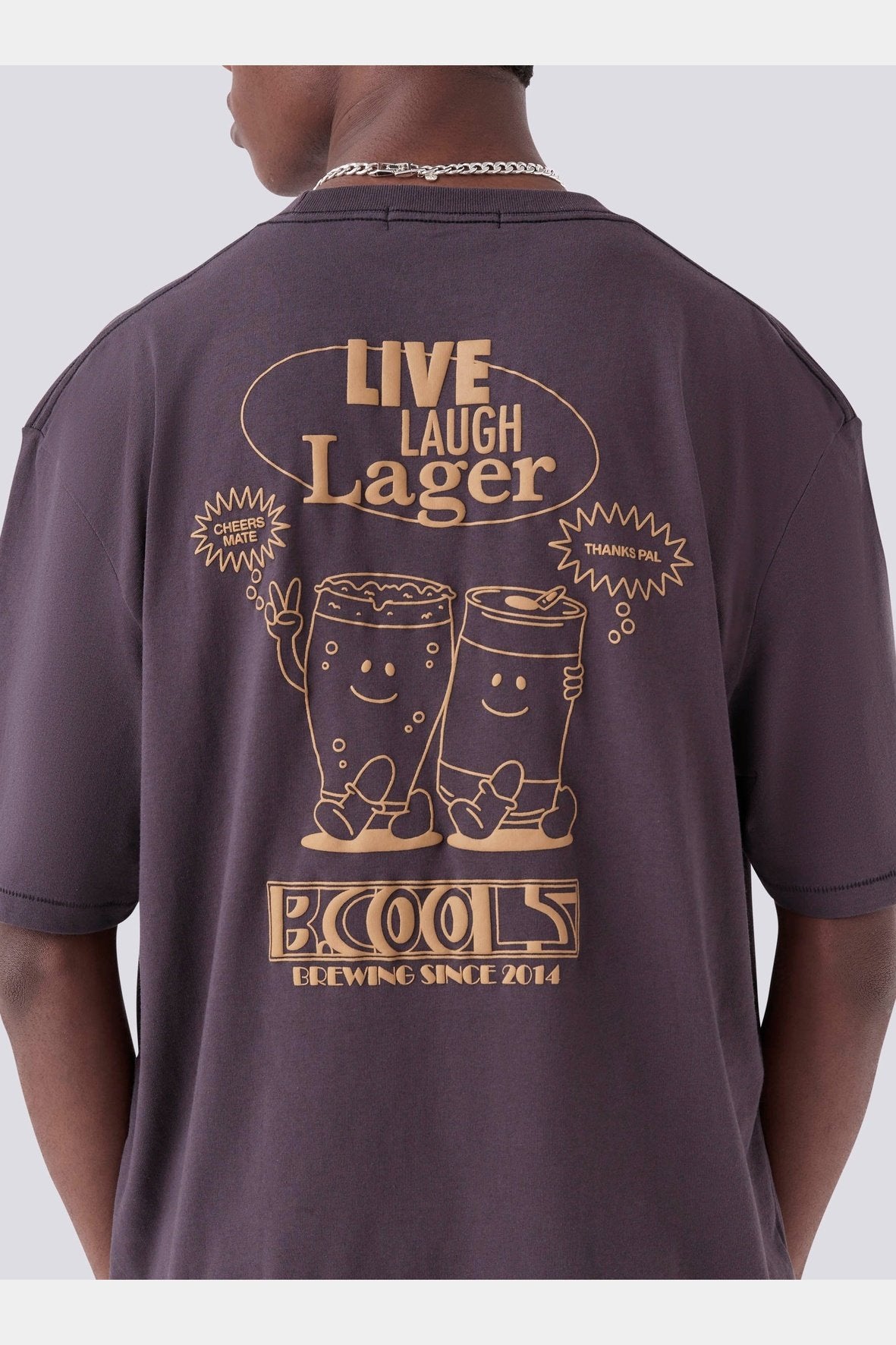 BARNEY COOLS Lager Homie Tee Pigment Black